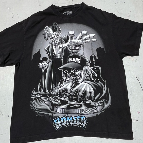 Homies | Shirts | Mens Homies Tshirt Black Cartoon Art Xl Street Spray ...